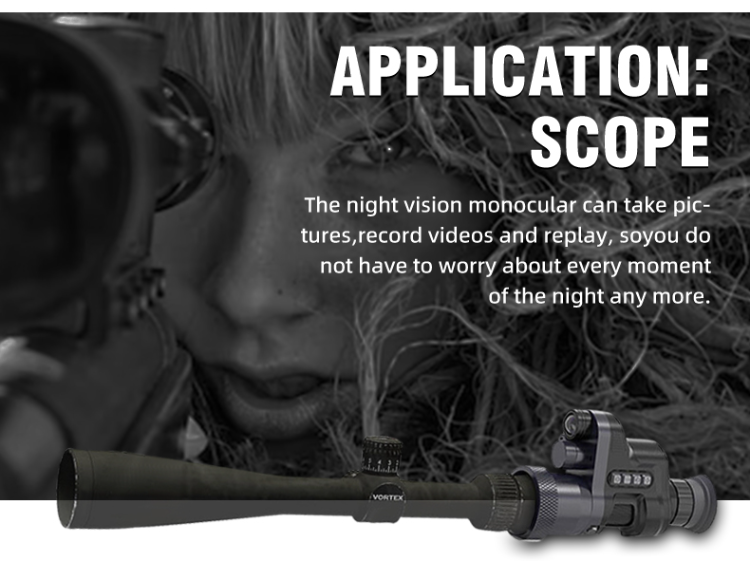 Henbaker Nv710s Red Dot Laser Infrared Night Vison Monocular Telescope ...