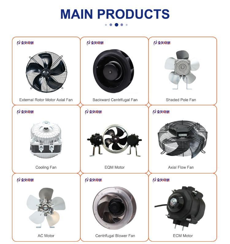 Buy Wholesale China 450 500 600 Mm Air Flow Fan External Rotor Motor ...