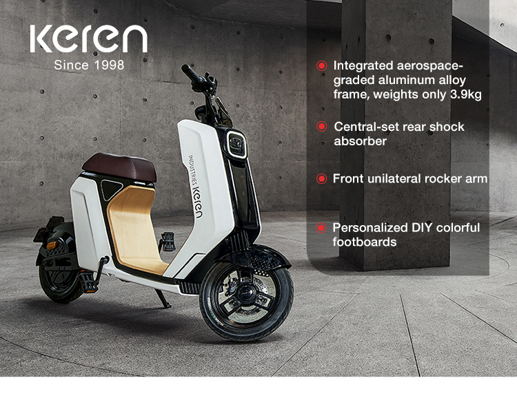 Adult High Speed Long Range Electric Moped Motor Scooters Mopeds Bike ...