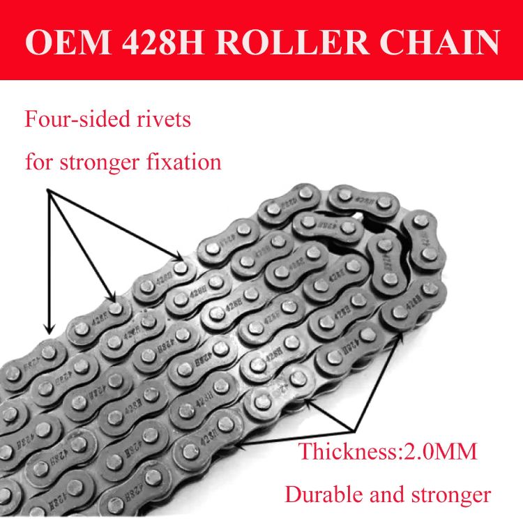 Buy China Wholesale Nyc Oem Quality Motorcycle Roller Chain 428/428h ...