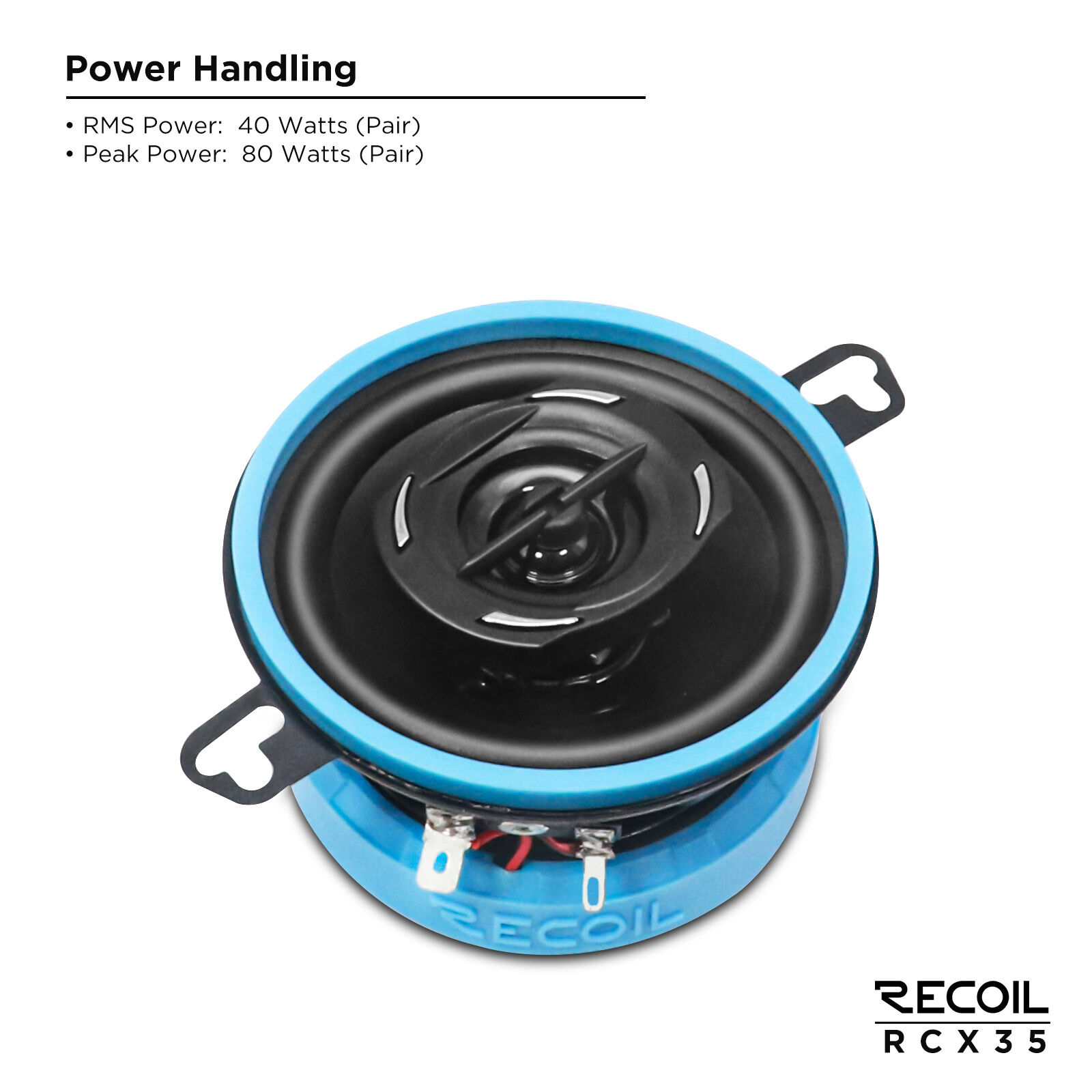 Rcx35 Echo Series 3.5-inch Car Audio Coaxial Speaker System, Sold In ...