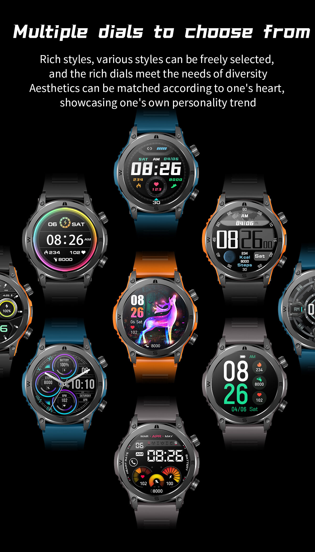Buy Wholesale China Smartwatch 1.43 Inch Amoled 466*466 Health ...