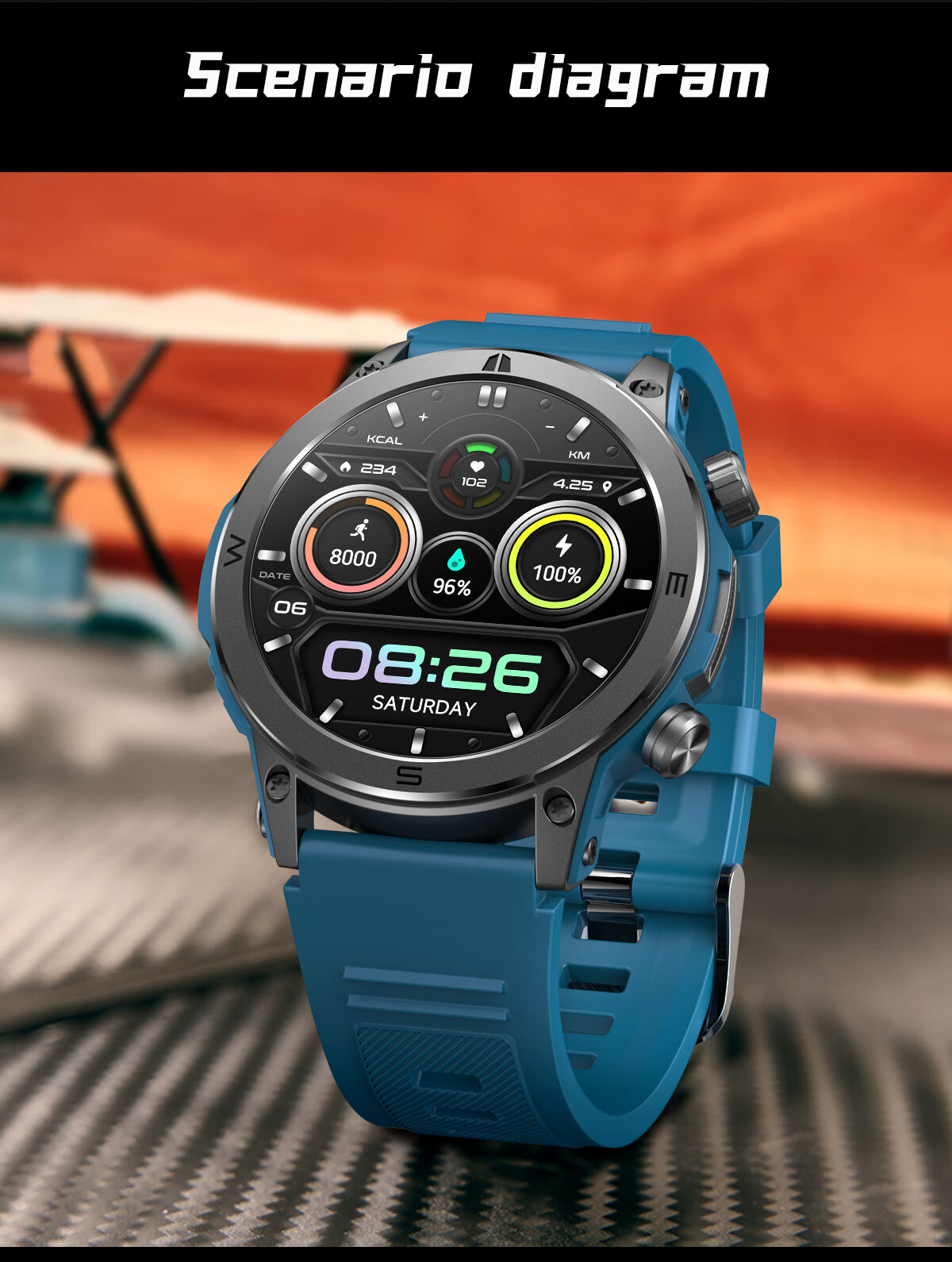 Buy Wholesale China Smartwatch 1.43 Inch Amoled 466*466 Health ...