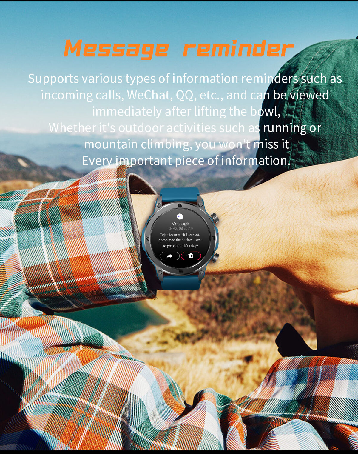 Buy Wholesale China Smartwatch 1.43 Inch Amoled 466*466 Health ...