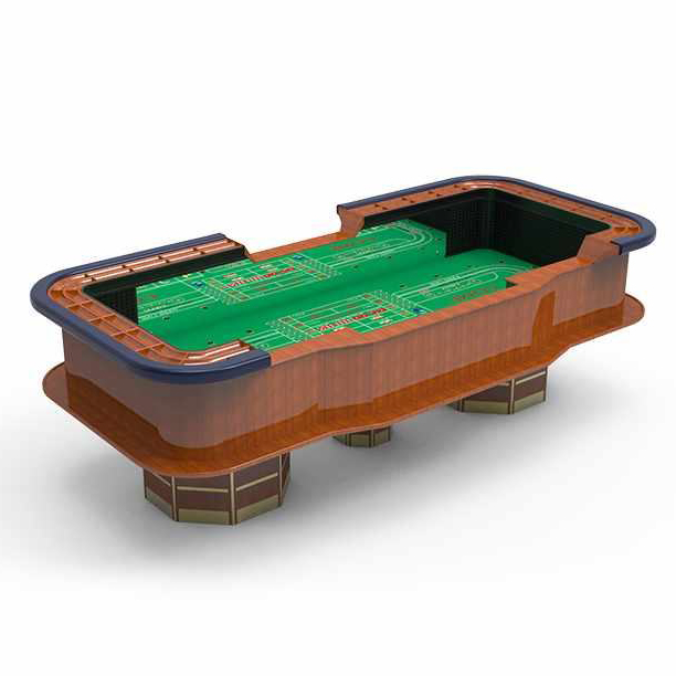 Yh 8/12 Foot Luxury Casino Quality Solid Wood Dice Table Square ...