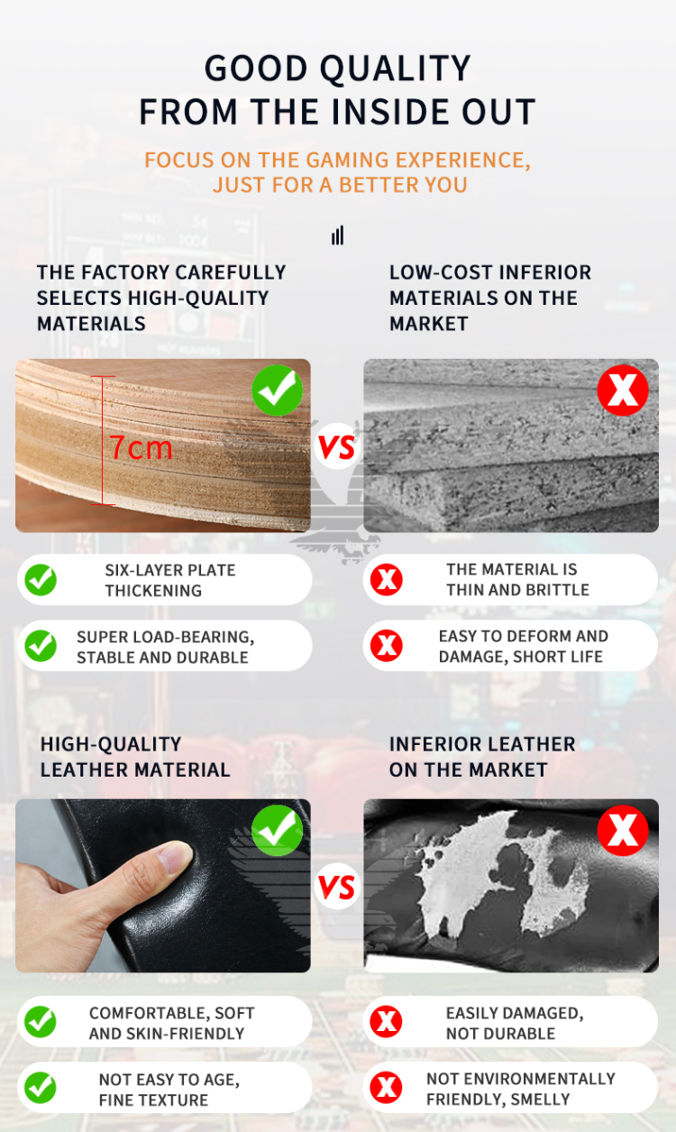 Yh 8/12 Foot Luxury Casino Quality Solid Wood Dice Table Square ...