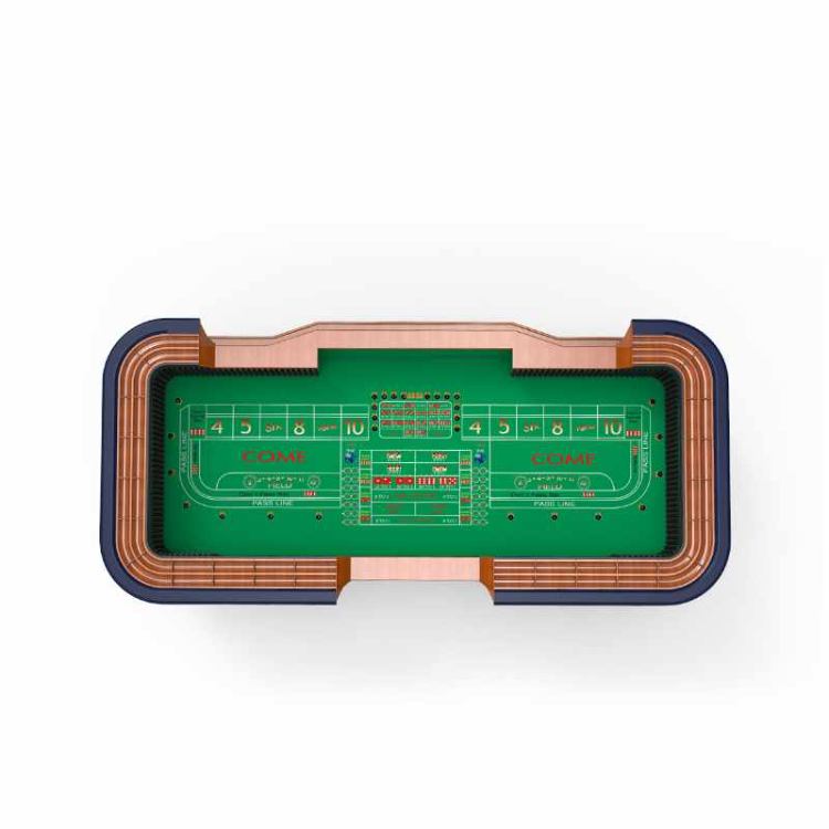 Yh 8/12 Foot Luxury Casino Quality Solid Wood Dice Table Square ...