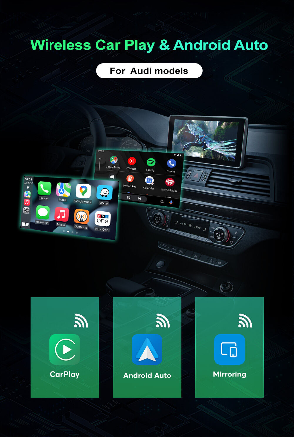 Buy Wholesale China Wireless Carplay & Android Auto Retrofit Interface ...