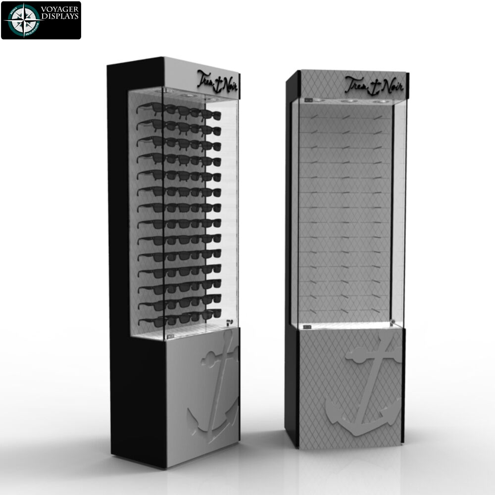 Oem Display Stands Painted Black With Clear Acrylic For Sunglasses ...