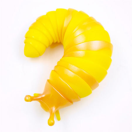 Non-toxic Pp Fidget Slug Toy Rainbow Finger Slug Sensory Slug Fidget ...