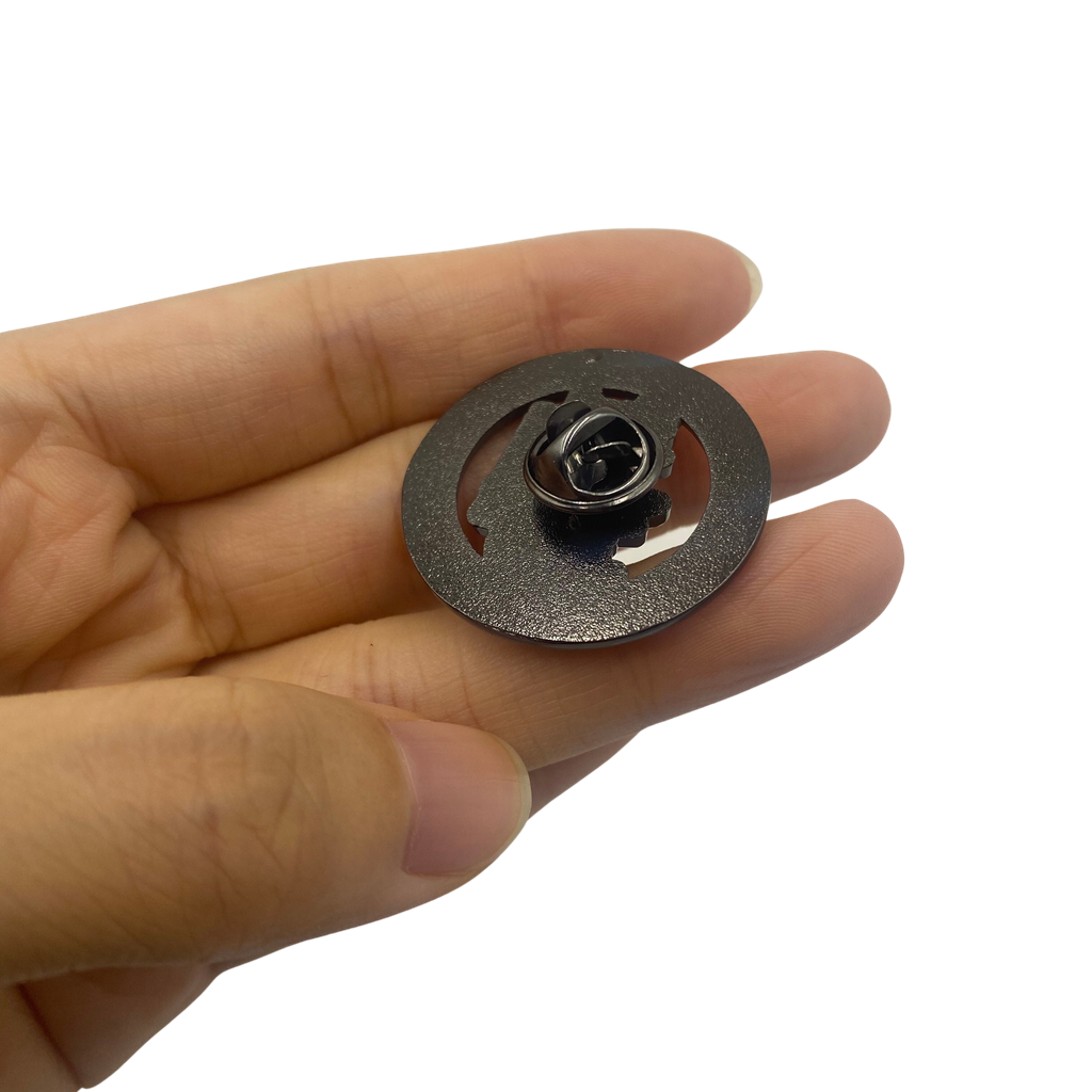 Buy Wholesale China Supplier Custom Black Metal Badges Emblem Lapel ...