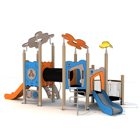 Commercial Combined Slide Playground Children Set Pe Board Play ...