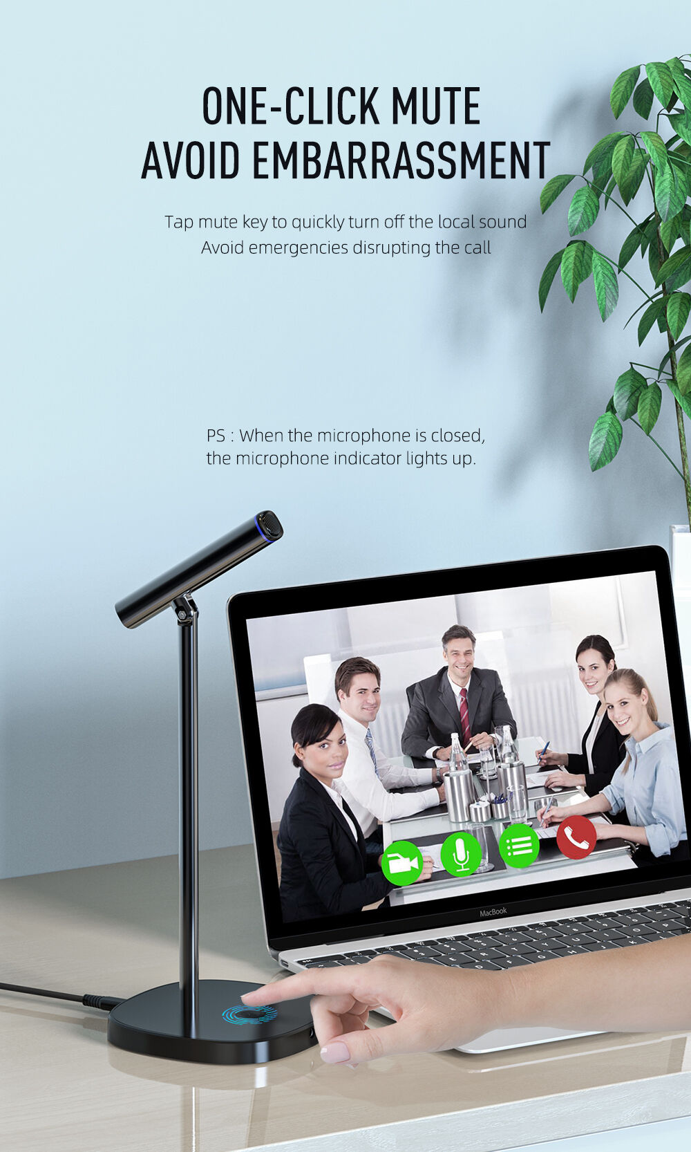 Buy Wholesale China Wired Professional Microphone Desktop Conference ...