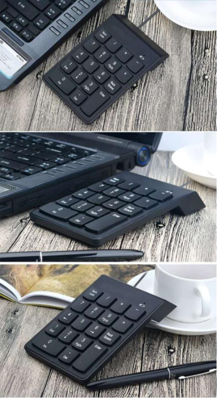 Portable Mini 2.4g Wireless Usb Slim Numeric Keypad Calculator For ...