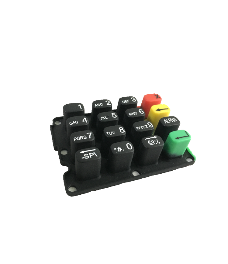 Custom Matrix Silicone Rubber Keypad 3x4 Arabic Numeric Rubber Keyboard ...