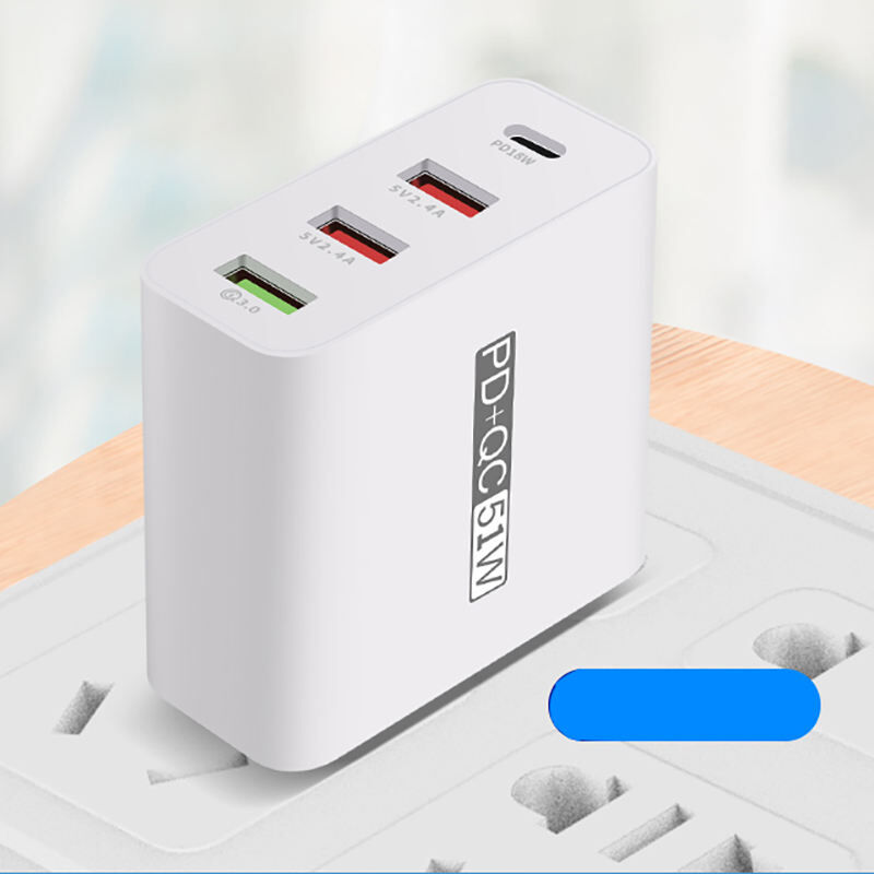 Buy Wholesale China Best 4-port 51w Usb Charger With Usb 5v 2.4a Quick ...