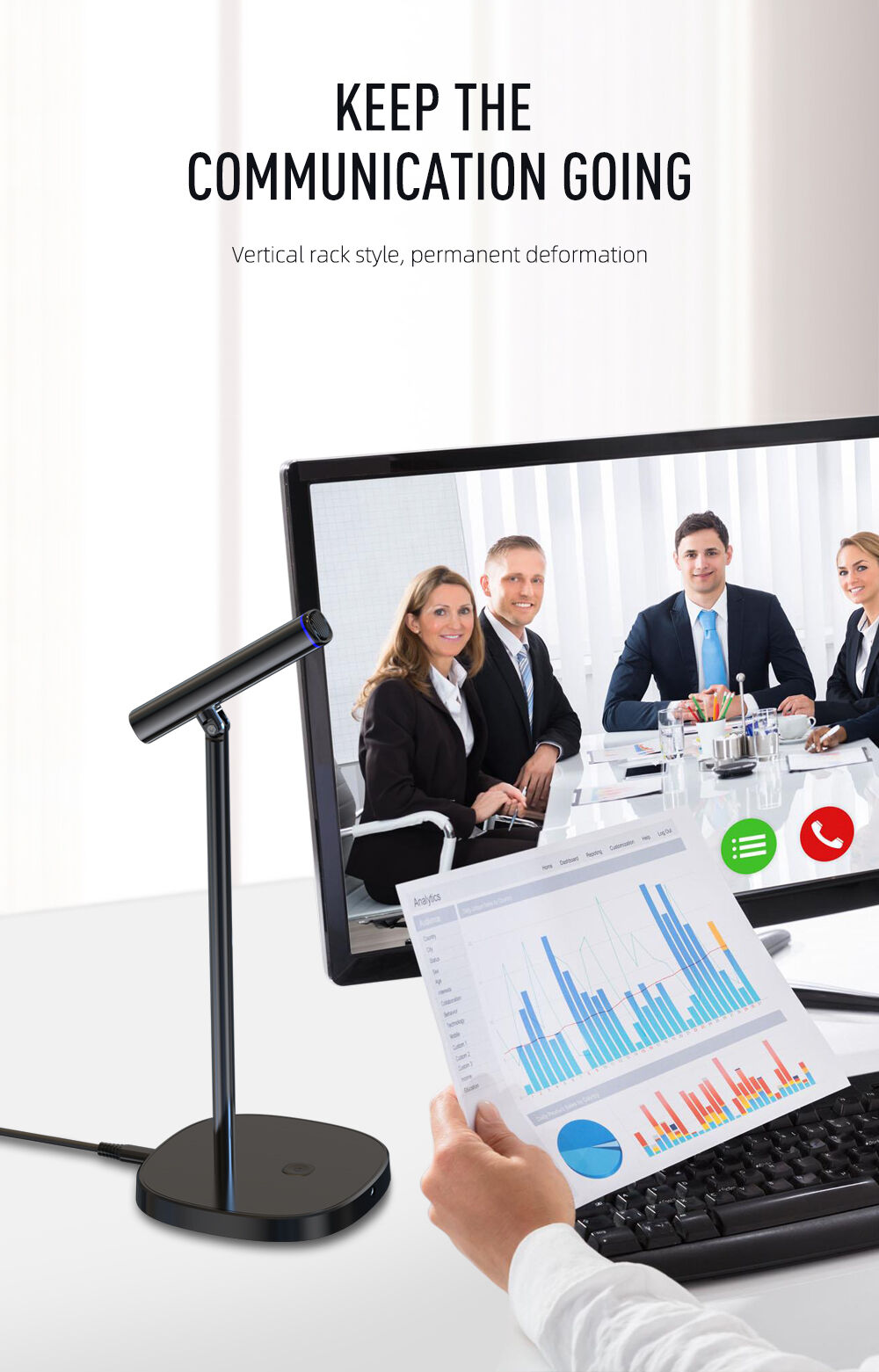 Hot Sale Usb Desktop Microphone Pc Computer Microphone For Streaming Podcasting Recording Gaming ...