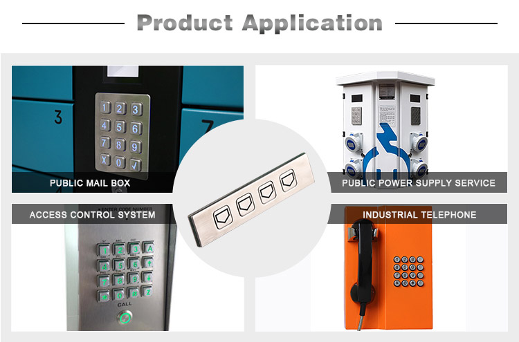 Rs232 Numeric Keypad/4 Digital Keys Atm Keypad/ Keypad With Usb ...