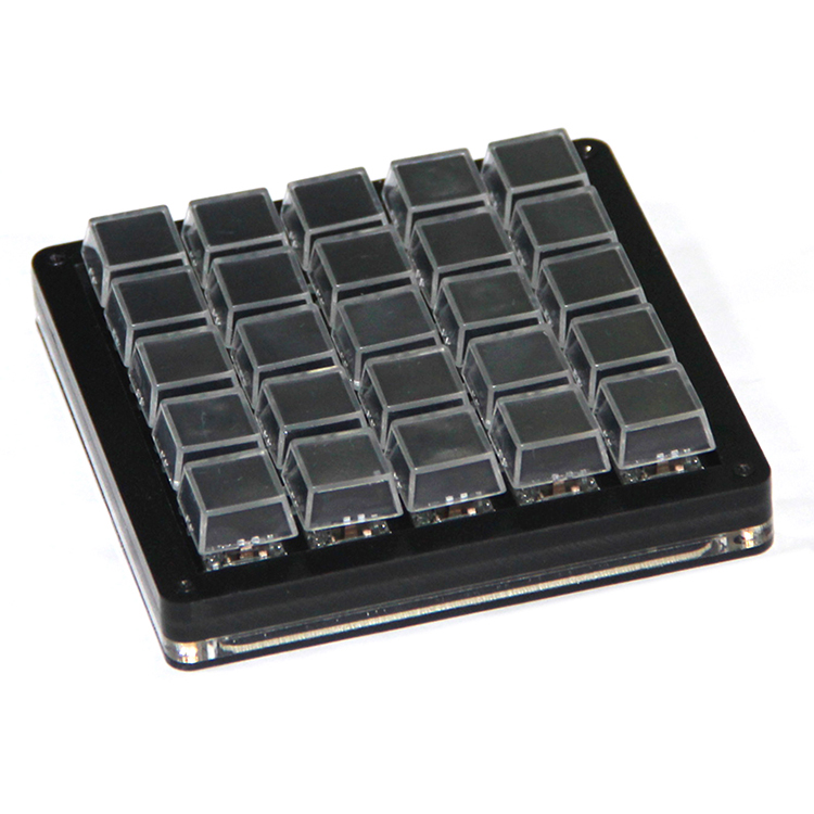 Wenjun Gaming Lol Diy Keycap 25 Key Qmk Keypad Type C Macro Game Designer Edit Mini Macropad 5x5 ...