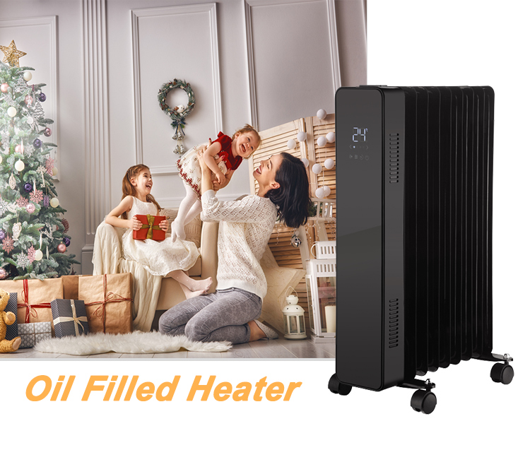 220v-240v/2500w 11 Fins Electric Wall Mounted Heaters Oil Filled Heater ...