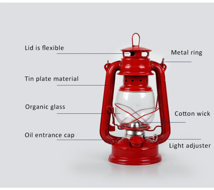 High Quality Outdoor Garden Decoration Antique Metal Oil Lamp With Wick ...