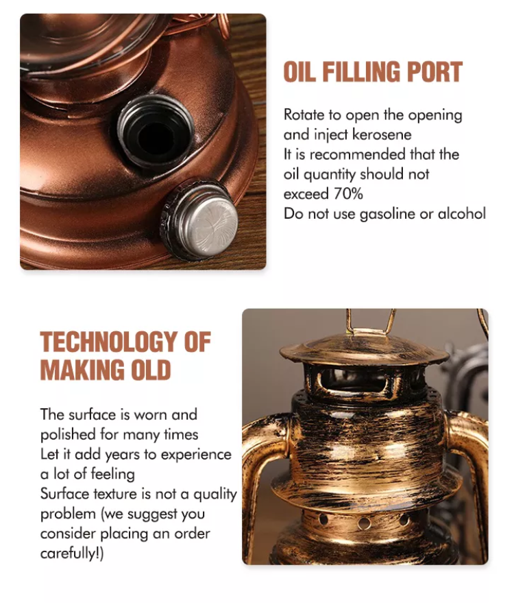 Buy Wholesale China Portable Handheld Oil Lamp Retro Kerosene Lamp ...