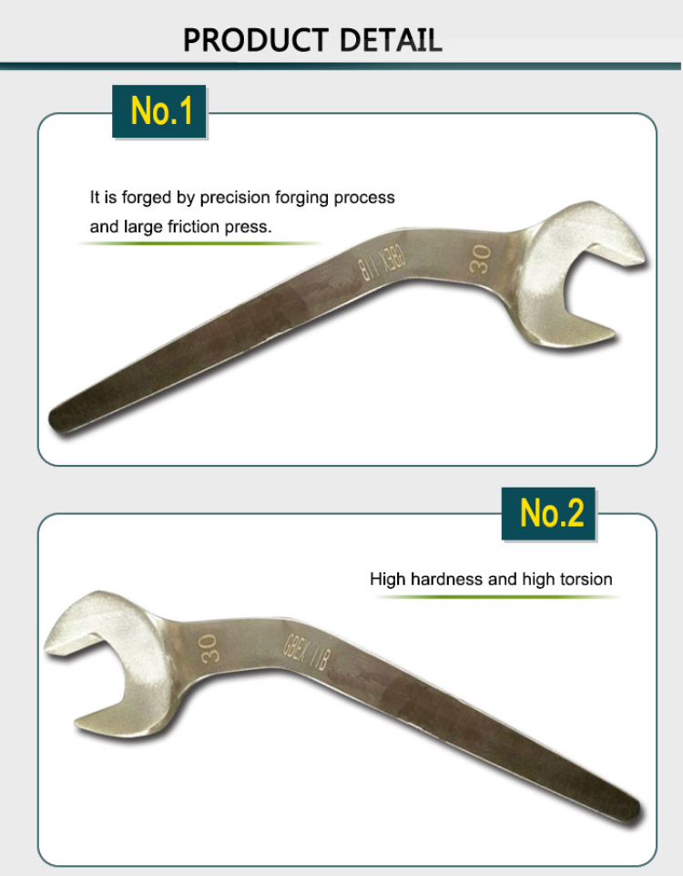 Buy Wholesale China Explosion Proof Single End Solid Wrench With Curved ...