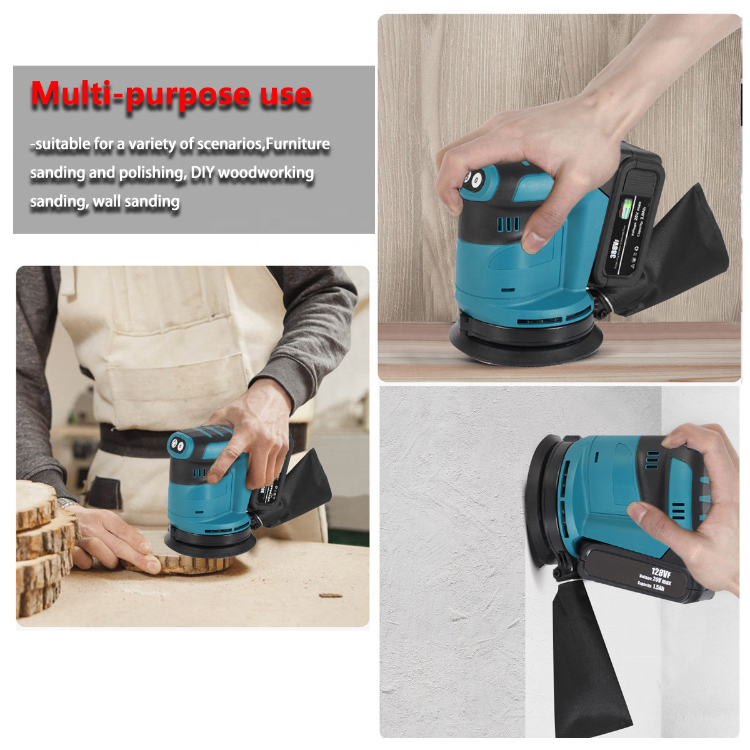 Lithium Battery Powered Cordless 125mm Electric Lithium Battery Random ...