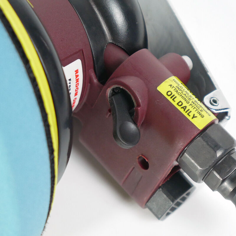Techway Industrial Air Sander 6 Inch Pneumatic Sander Orbital 5.0mm ...