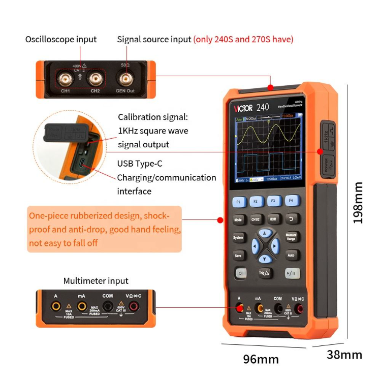 Buy Wholesale China Digital Oscilloscope Handheld Automotive ...