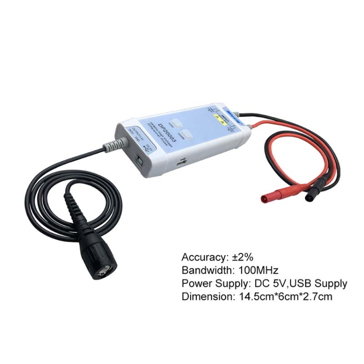 Micsig Oscilloscope 100mhz High Voltage Differential Probe Dp10013 Kit ...