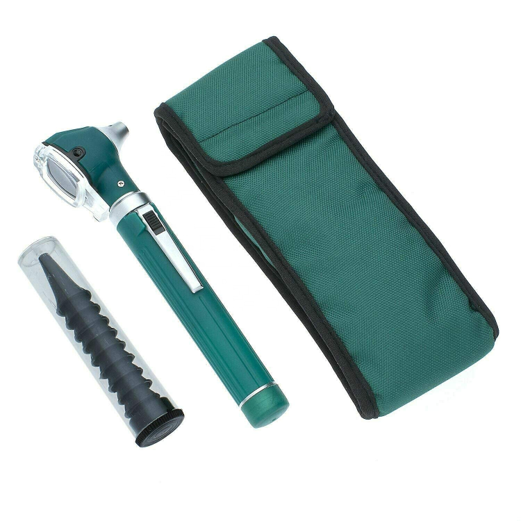 Fiber Optic Mini Otoscope Set Diagnostic Examination Set Pocket Size ...