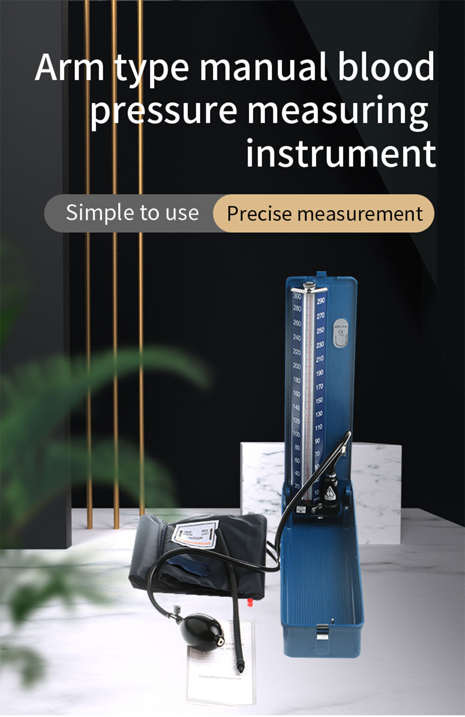 Bulk Buy China Wholesale Euro Type Mercury Sphygmomanometer Desk Style ...