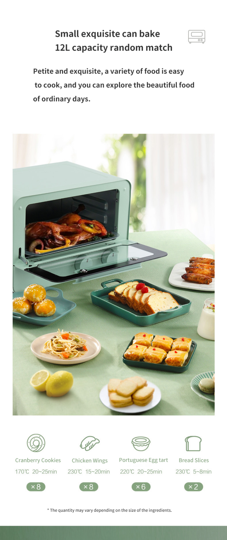 Buy Wholesale China Kitchen Appliances Electric Mini Bread Oven 12l ...