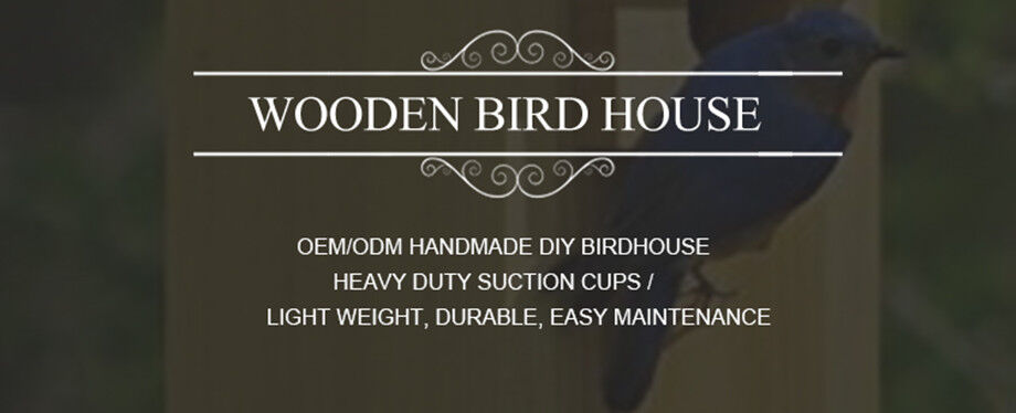 100% Natural Wood Lightweight And Durable Quality Handmade Bird House ...