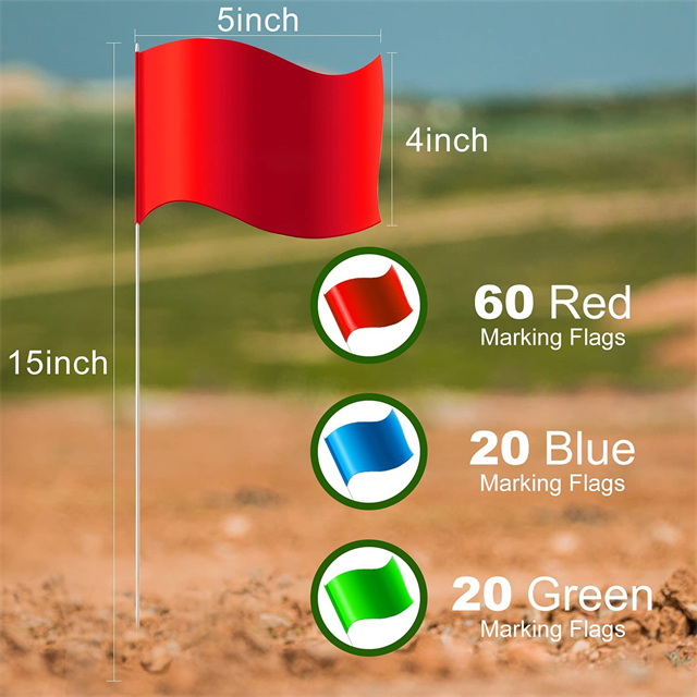 Buy Wholesale China Wholesale Marker Flags For Lawn 15x4x5 Inch Red ...