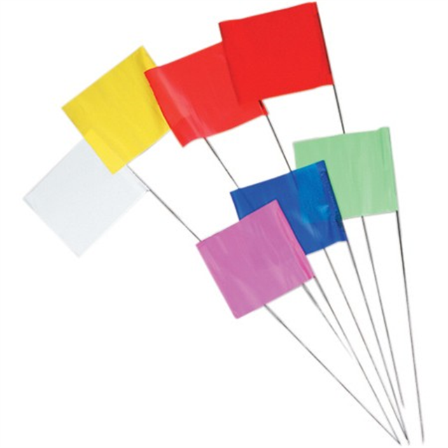 Buy Wholesale China Wholesale Marker Flags For Lawn 15x4x5 Inch Red ...