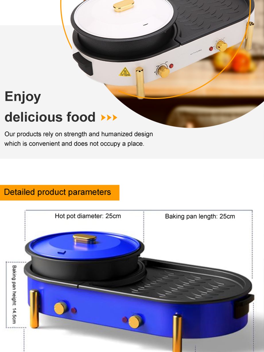 Buy Wholesale China High Power 2-in-1 Multifunctional Electric Hotpot ...
