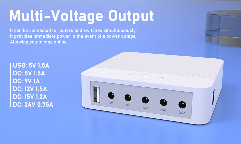 Buy Wholesale China Wgp Mini Dc Ups Backup Battery 18w With Usb Dc 5v ...