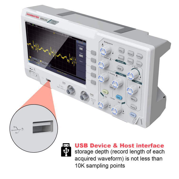 Buy Wholesale China Hanmatek Dos1102 Portable Professional Oscilloscope ...