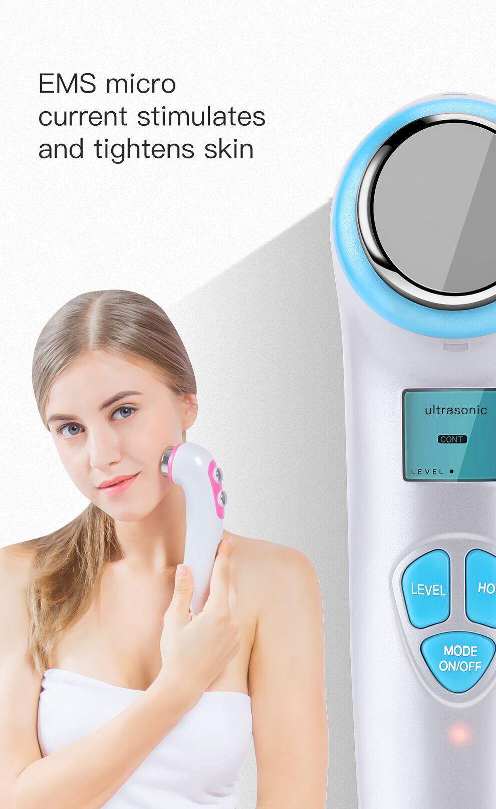Advanced Facial Exfoliator With Ultrasonic Vibration For Blackhead ...