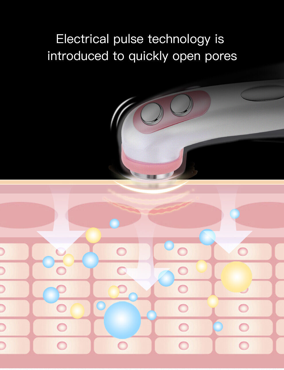 Advanced Facial Exfoliator With Ultrasonic Vibration For Blackhead ...