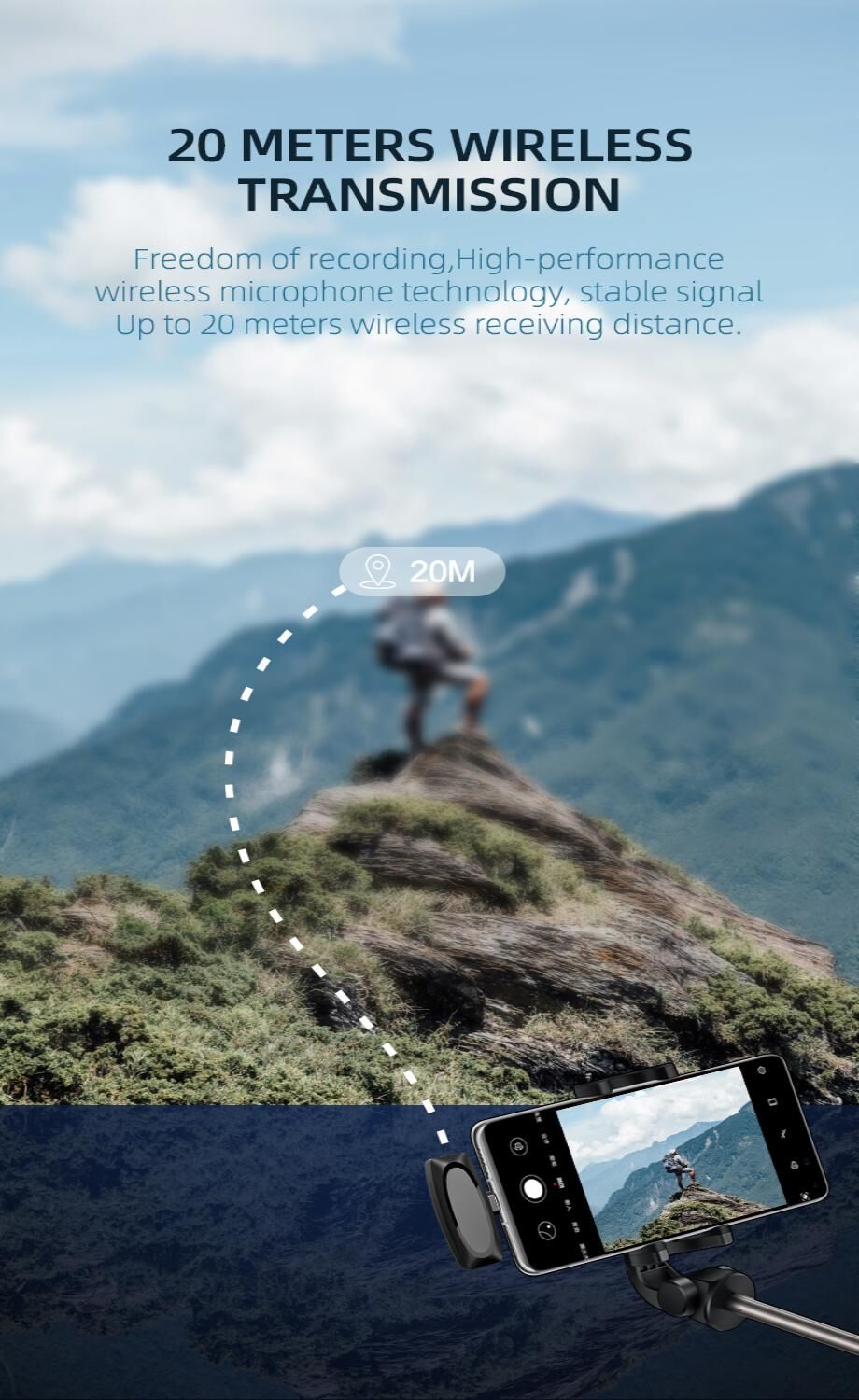 Vimai Ap004-c Professional Mini Wireless Lavalier Microphone For Speech Singing Teaching Vlog ...