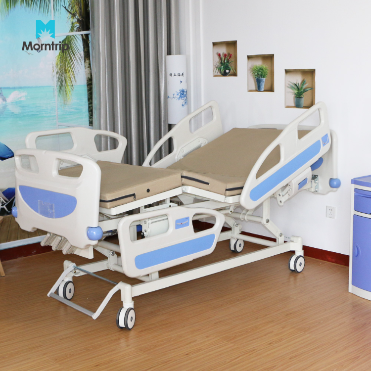 Medical Adjustable Bed Frame Electric Lifting Bed Back Rest Footrest 3 ...