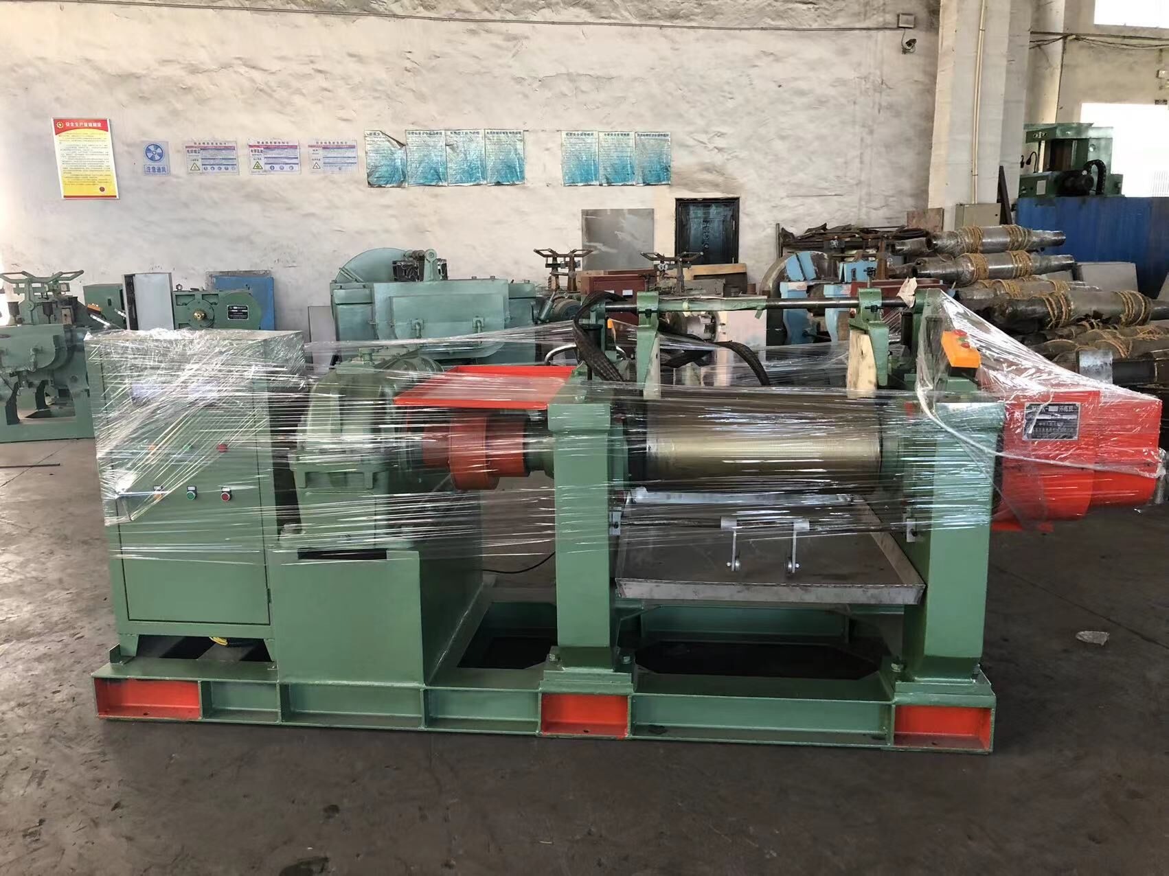 Durable High Output Open Rubber Mixing Mill/ Two Roll Mill / Rubber ...