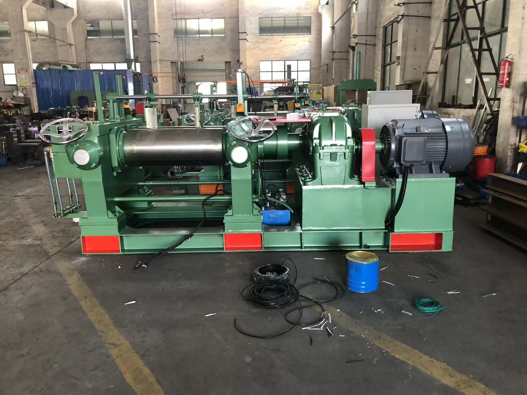 Durable High Output Open Rubber Mixing Mill/ Two Roll Mill / Rubber Mixing Machine, Rubber ...