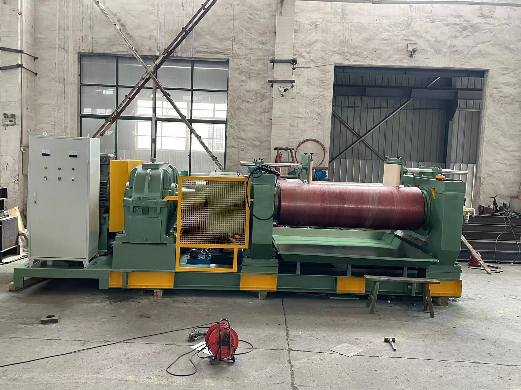 Durable High Output Open Rubber Mixing Mill/ Two Roll Mill / Rubber ...