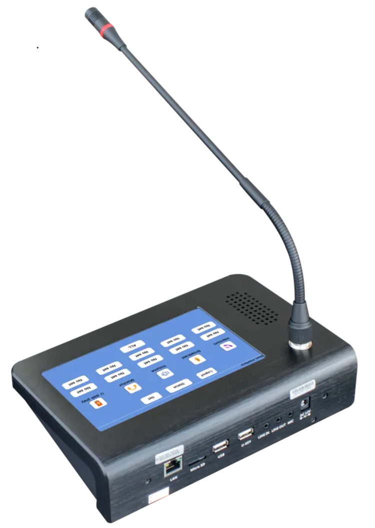Buy China Wholesale Ip Public Address System Network Paging Mic Intercom Paging Microphone With ...