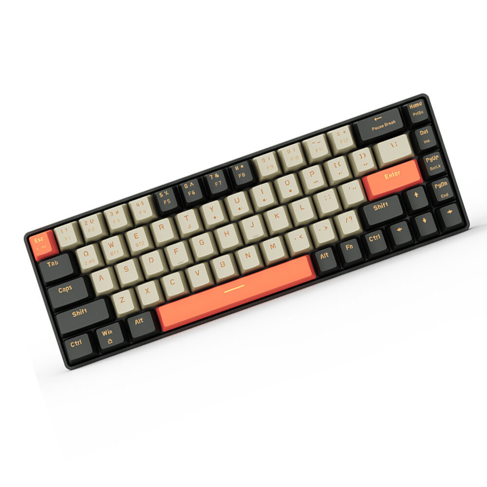 Buy Wholesale Hong Kong SAR Wireless 2.4g+bluetooth Mechanical Gaming Keyboard, Embedded Keycap ...