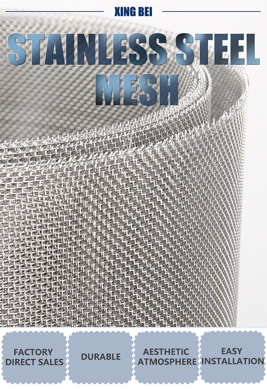 Customized Various Specifications And Sizes Stainless Steel Mesh For ...